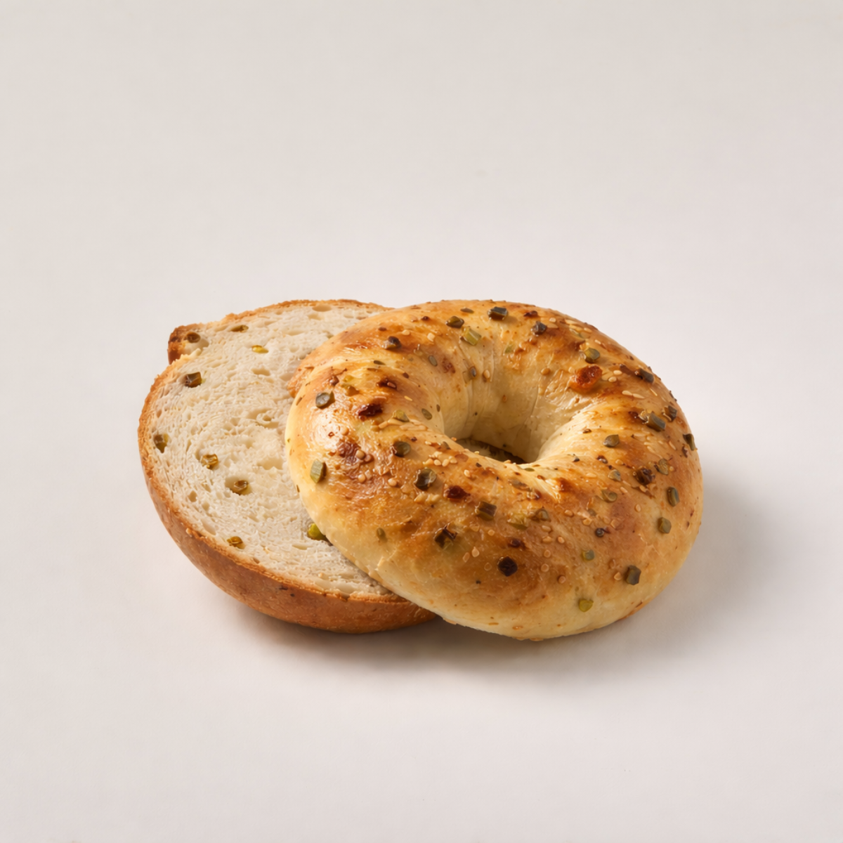 Cedele Spring Onion Bagel - 4 Pcs Bundle