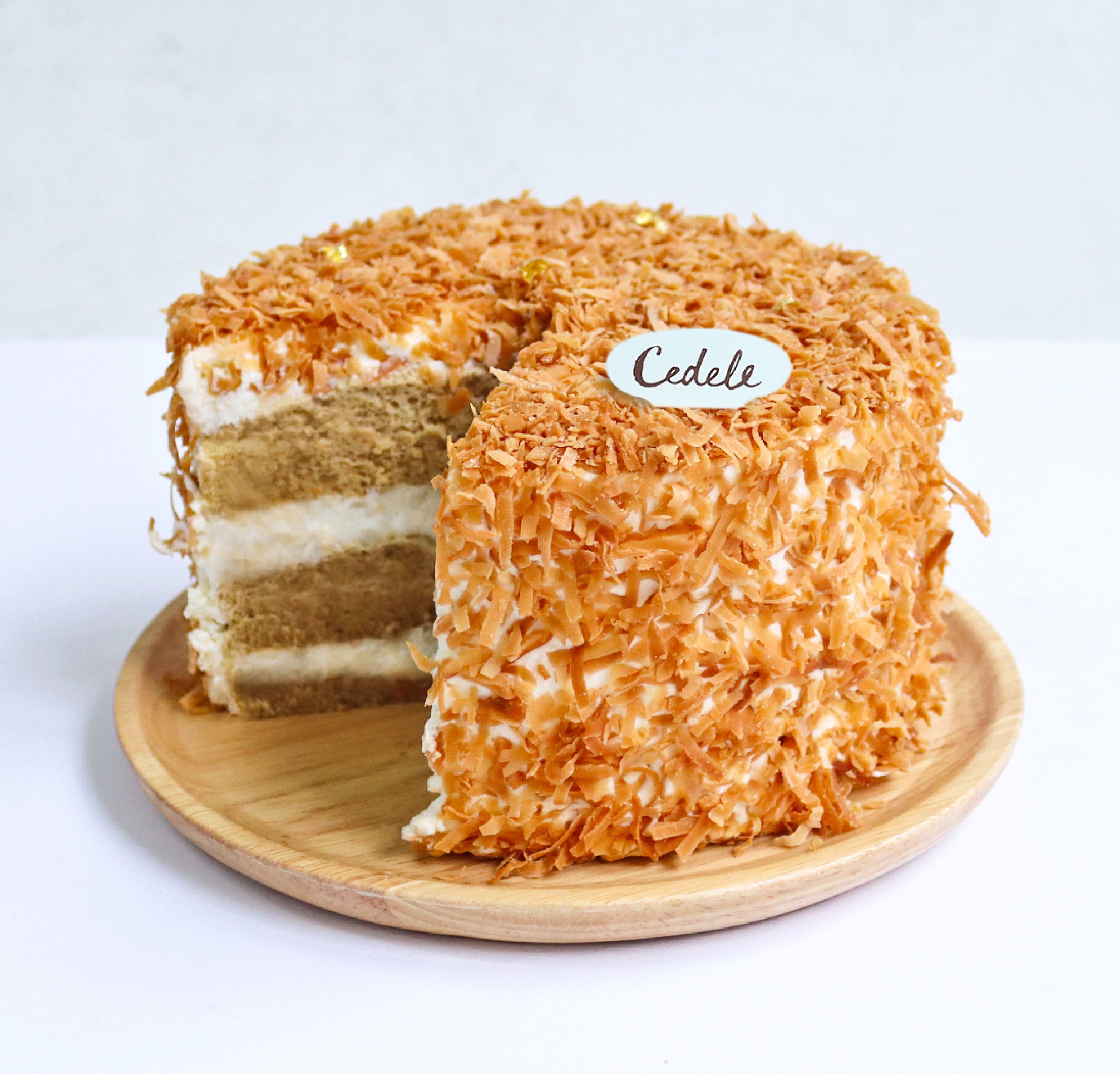 Cedele Coconut Gula Melaka Cake