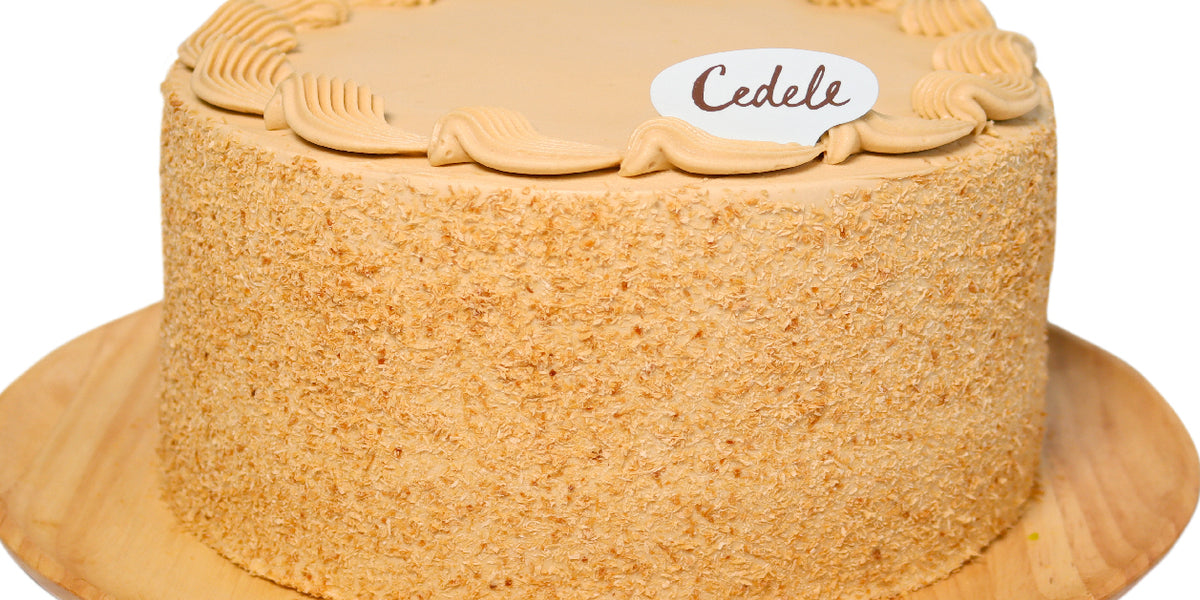 Cedele Gula Melaka Pandan Cake