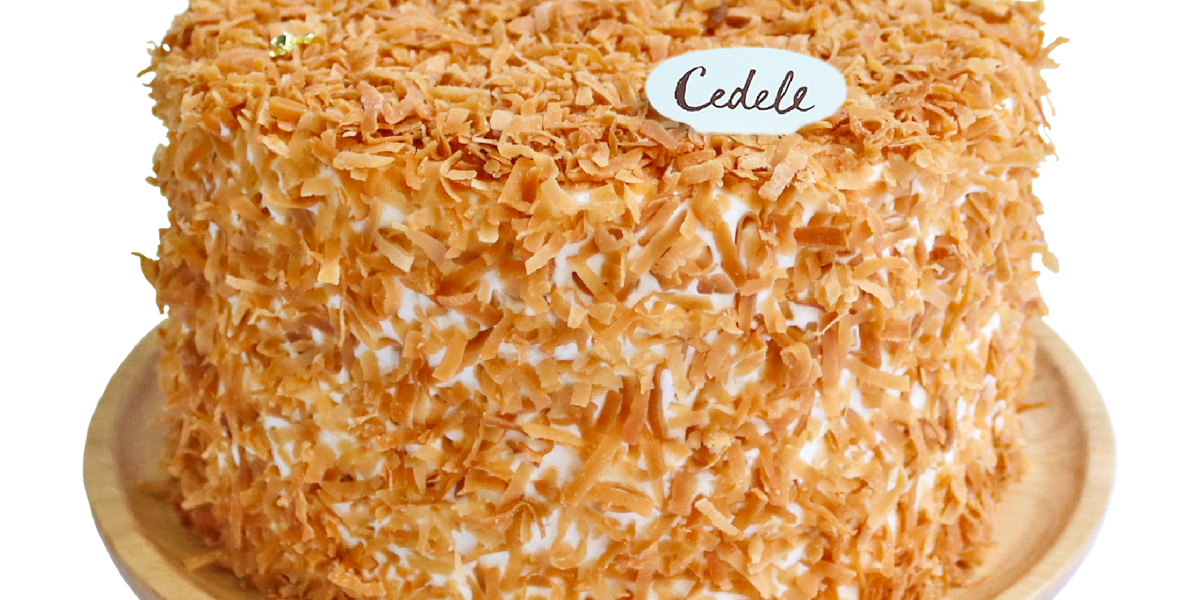 Cedele Coconut Gula Melaka Cake
